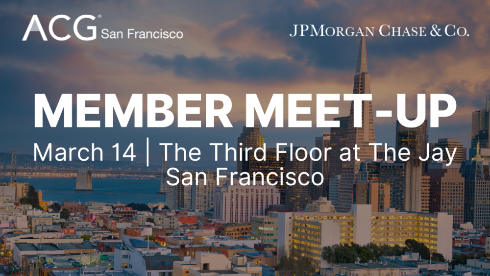 ACG SF - Member Meet-Up at The Third Floor | ACG San Francisco